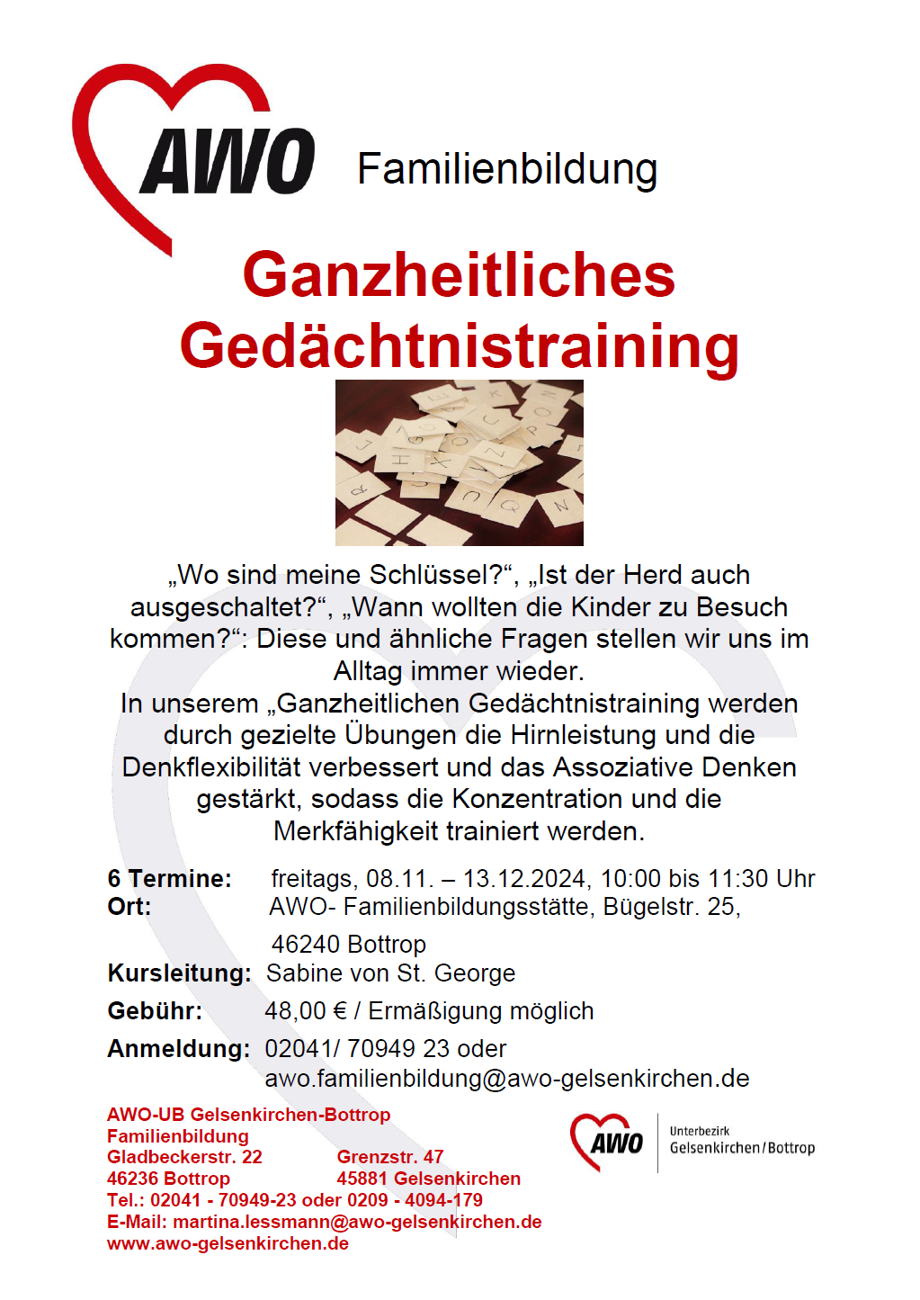 Termine - AWO Gelsenkirchen / Bottrop